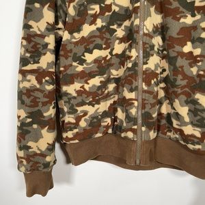 Nike | Jackets & Coats | Nike Bauer Hockey Camo Reversible Mens Fleece ...